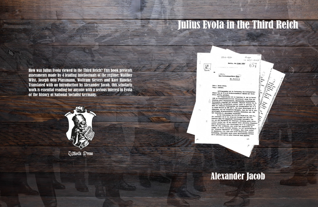 New Book: Julius Evola in the Third Reich ~ Mind's Eye Mag
